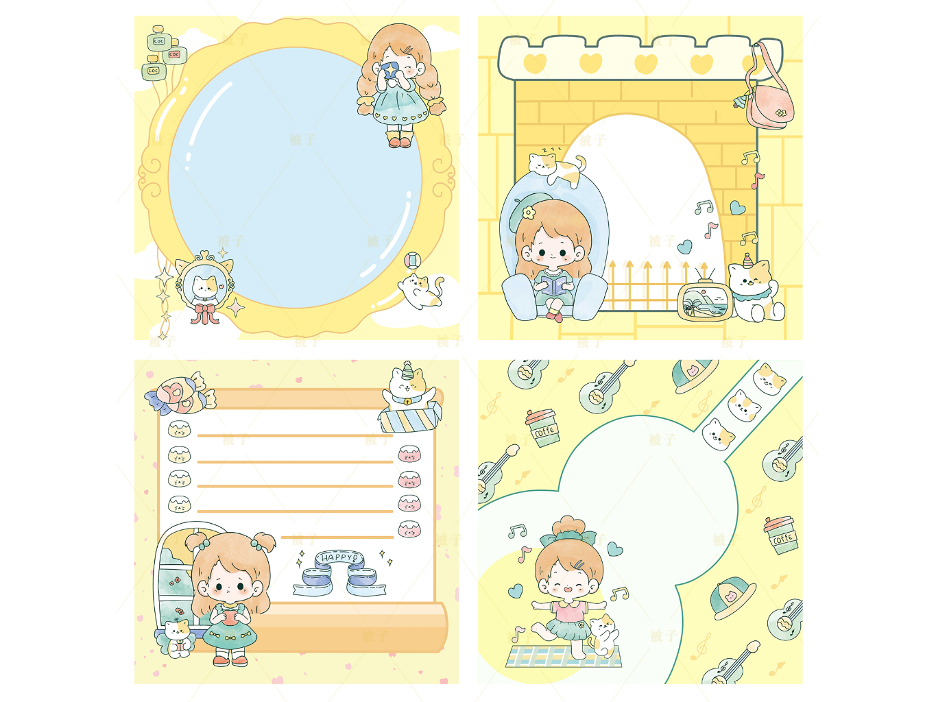 文创设计/便利贴_一张被子-站酷ZCOOL