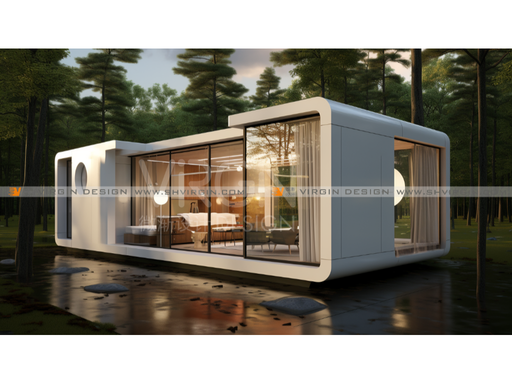 集装箱民宿|苹果舱|集装箱酒店|集装箱客房_微渐ViRGin-站酷ZCOOL