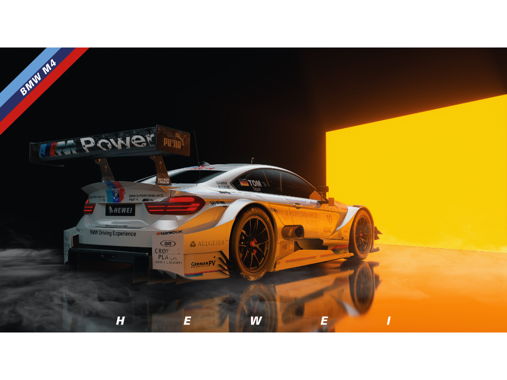 BMW M4渲染_HW_伟-站酷ZCOOL