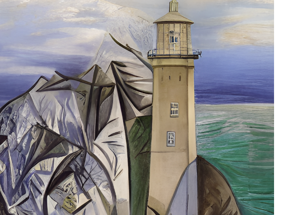 抽象的灯塔_暖暖的灰色-站酷ZCOOL