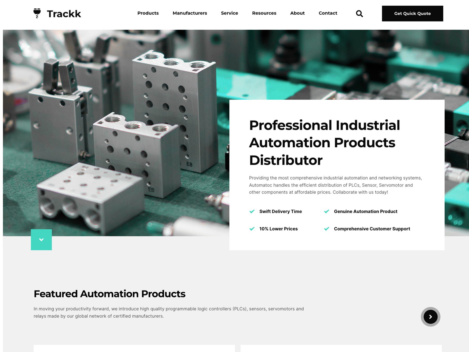 外贸官网/工业自动化产品网站_外贸超新星-站酷ZCOOL