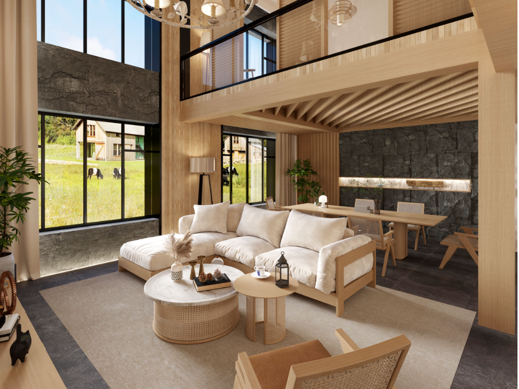 舒适向乡村2层loft_BF1Taost-站酷ZCOOL