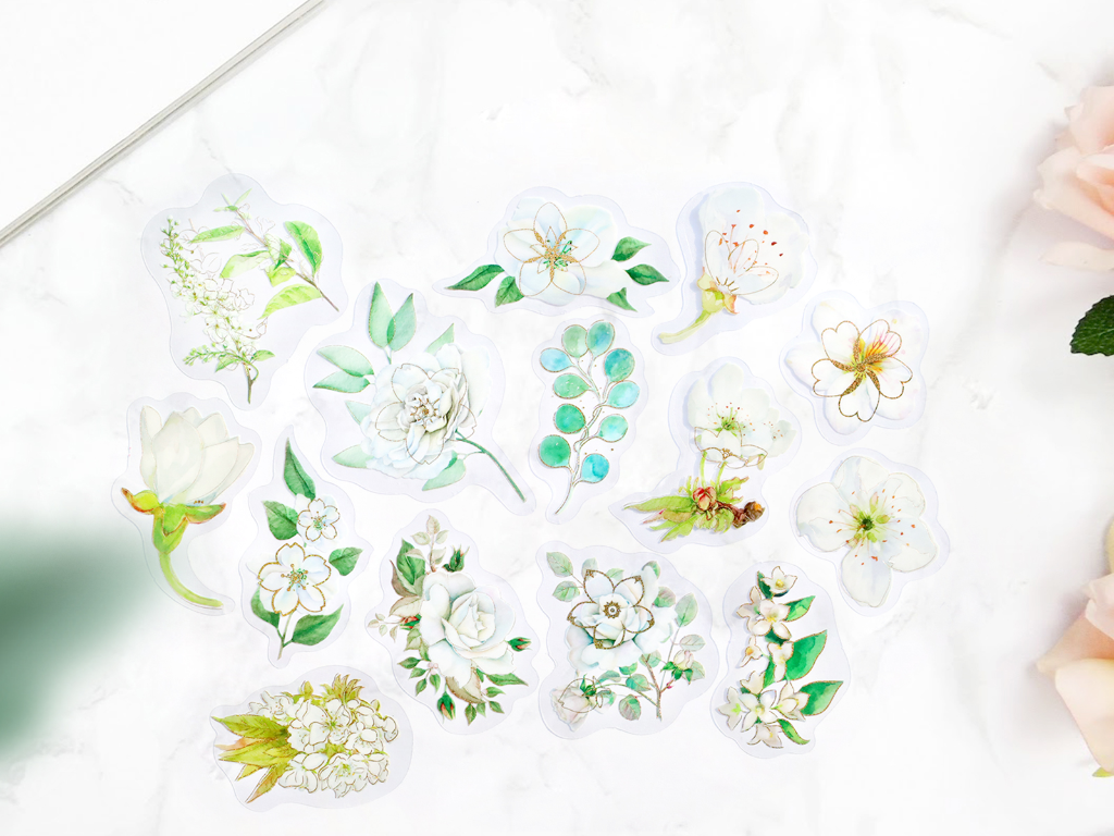 Amazon花卉贴纸（铺货）_Ethan_Mr-站酷ZCOOL