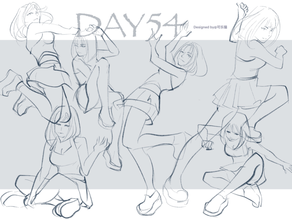 #速写60天挑战赛# Day54@速写班长_可乐猫1122-站酷ZCOOL