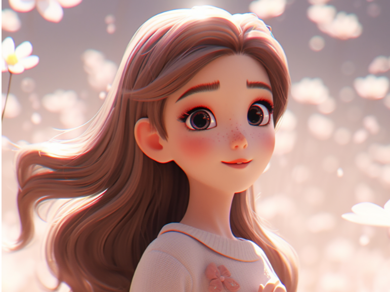 桃桃公主 3D版_那木DG-站酷ZCOOL