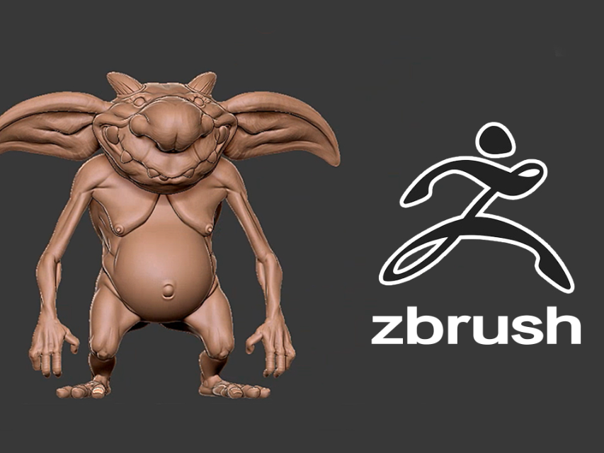【zbrush教程】老年哥布林角色雕刻教程。_Alan安澜-站酷ZCOOL