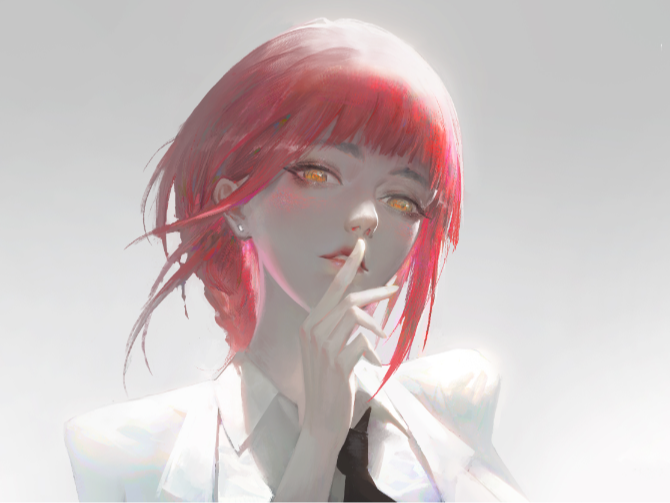 Leo·电锯人同人·玛奇玛_不想当画家的Leo-站酷ZCOOL