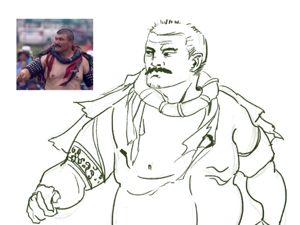 人物速写 “陪练团”打卡挑战-Day 15_兑水的离离-站酷ZCOOL