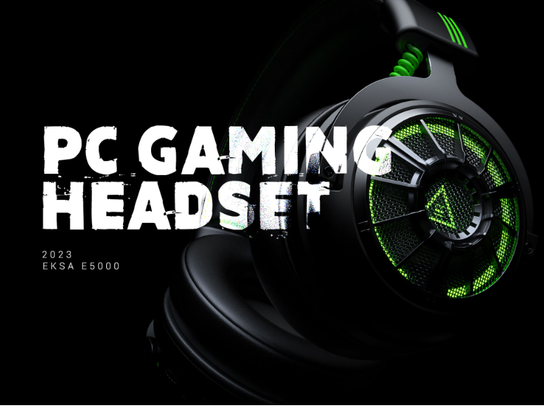 EKSA游戏耳机E5000pro_爆浆樟脑丸-站酷ZCOOL