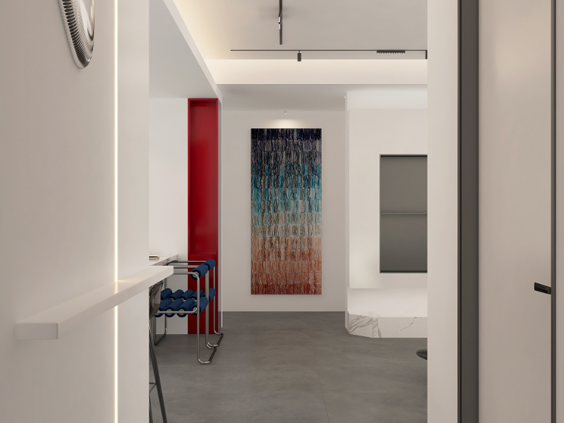 黑白灰极简家装///瀚正.御景城_枍昂空间设计-站酷ZCOOL