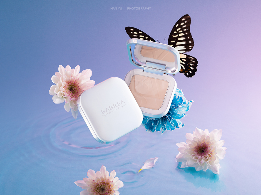 花与蝶 | 美妆类产品创作练习_韩瑜Hy-站酷ZCOOL