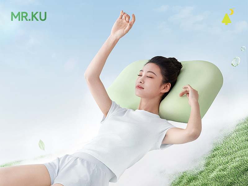 [ MR.KU仙睡枕-单核记忆枕] 详情页_蓝魅设计-站酷ZCOOL