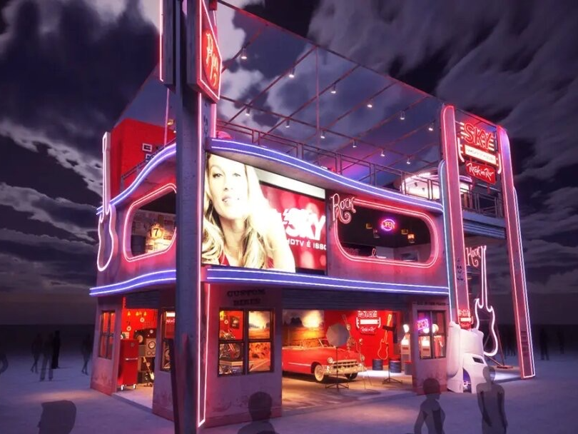 摇滚音乐快闪派对现场美陈设计分享_WDHAKSHD-站酷ZCOOL