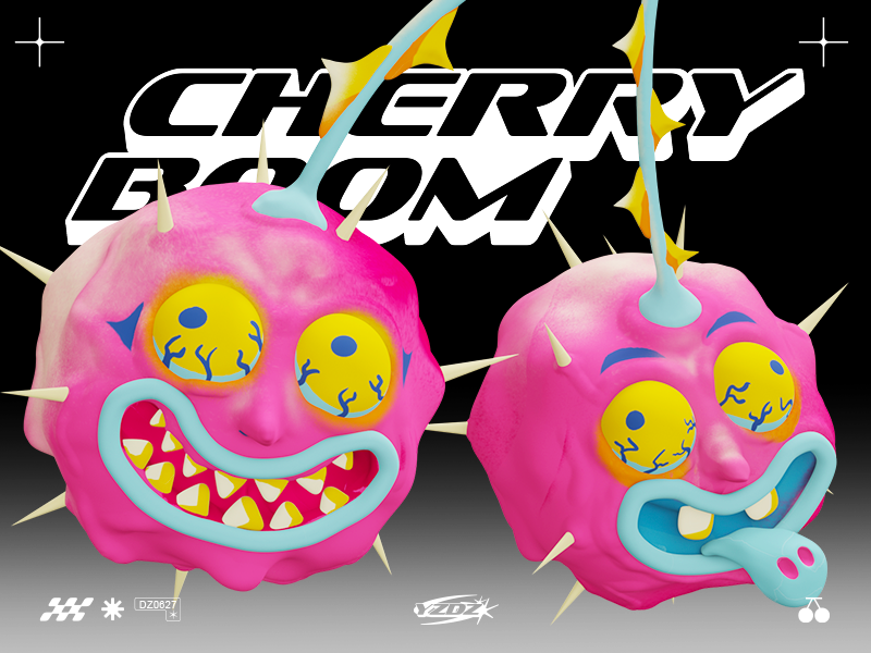 IP设计｜CHERRY BOOM樱桃炸弹_ZoeDZ-站酷ZCOOL