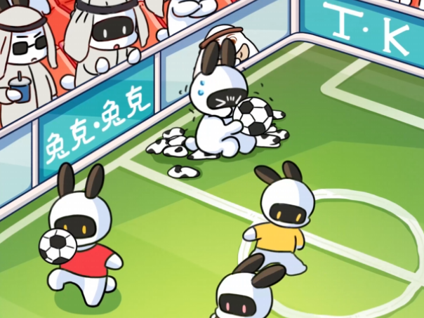 兔兔的足球_兔克tukier-站酷ZCOOL