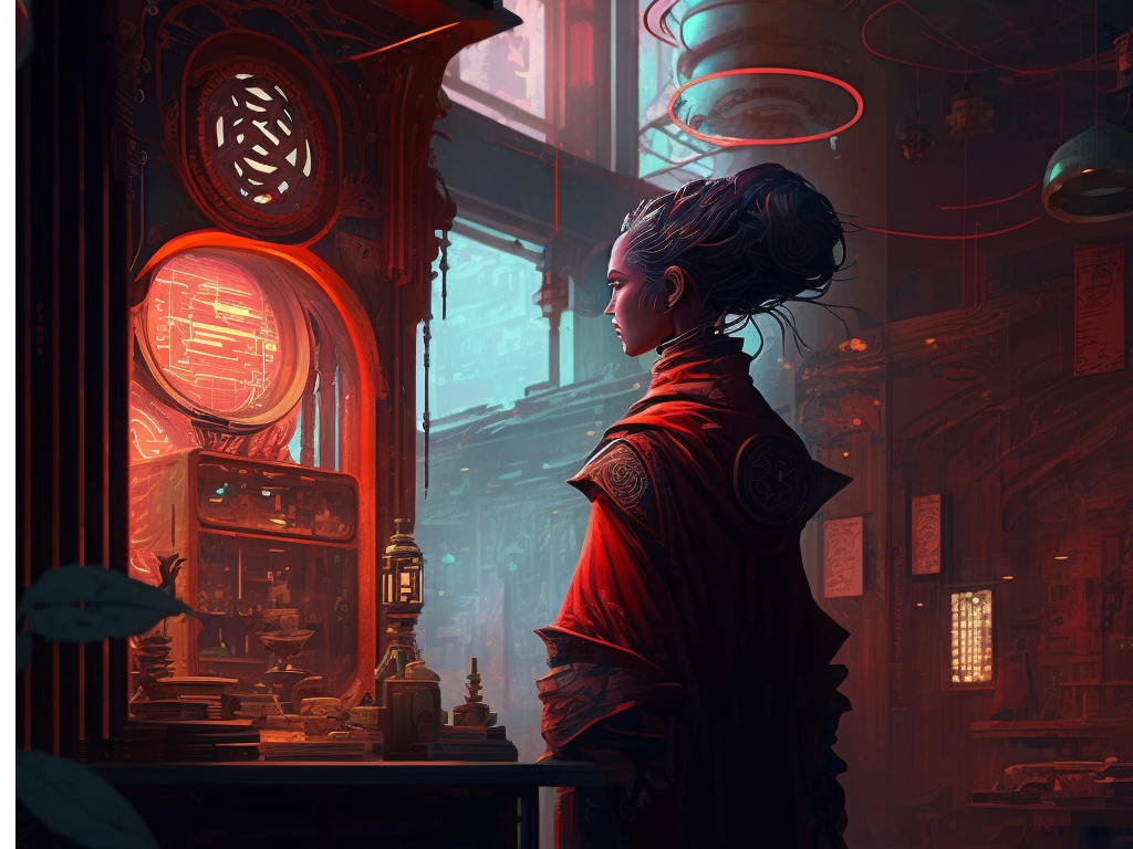 赛博道术_青梅君418-站酷ZCOOL