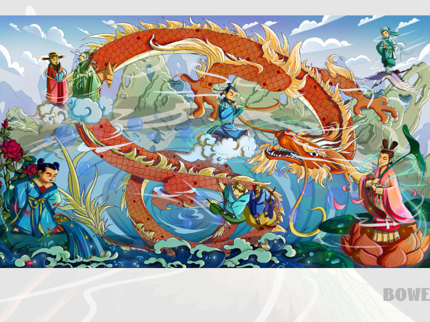 龙运八仙_博文Bowen-站酷ZCOOL