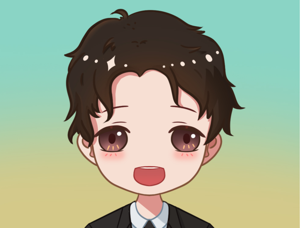 Q版男生头像_curly柯栗-站酷ZCOOL