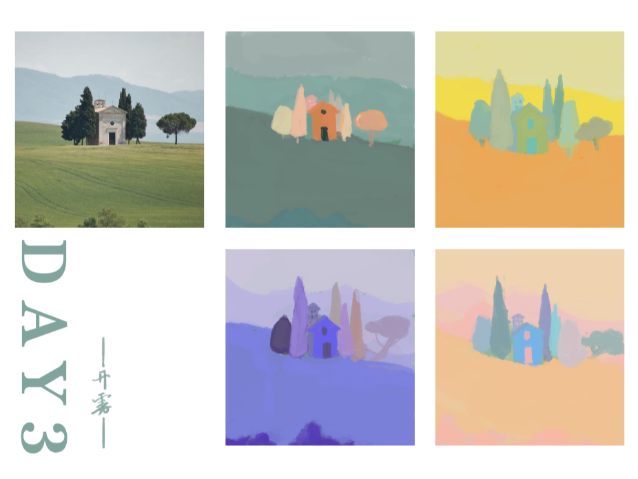 色彩派对30天 DAY3_开雾-站酷ZCOOL