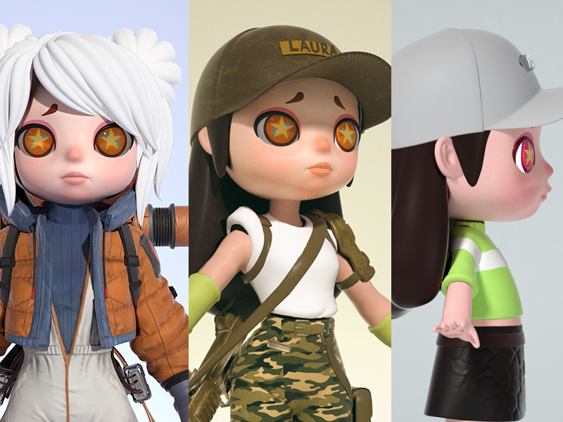 IP角色-萝拉_影子CCC-站酷ZCOOL