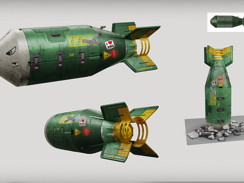 【3D建模】和平使者原子弹全流程建模教程_Alan安澜-站酷ZCOOL