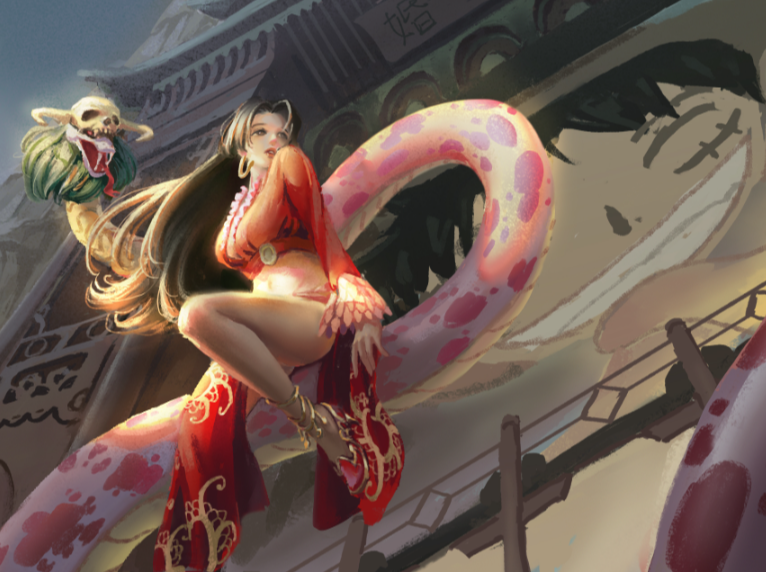 海贼王同人图女帝 路飞_可乐艾斯-站酷ZCOOL