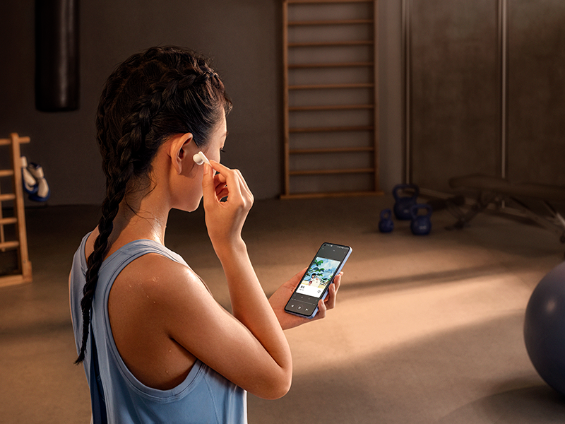 OPPO x 时金 | OPPO ENCO AIR 2 电商海报_时金文化-站酷ZCOOL