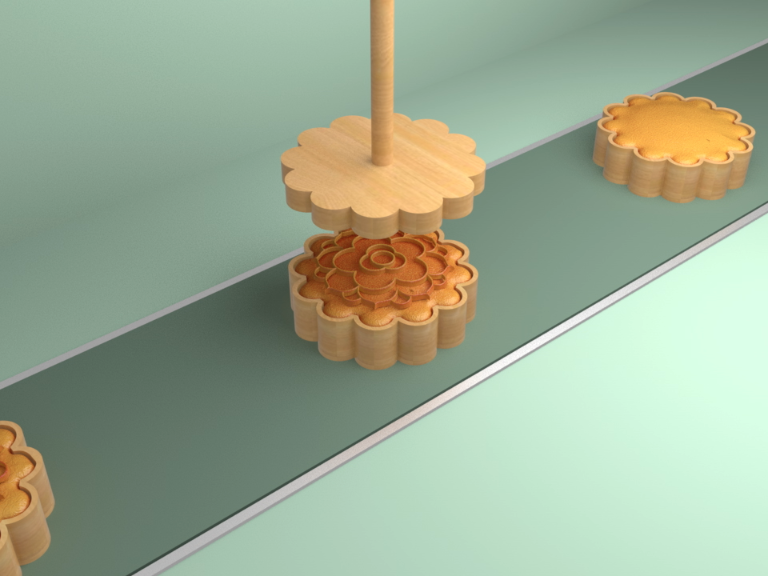 c4d小作品 月饼_幻时空-站酷ZCOOL