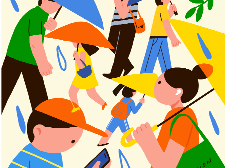 夏日的雨天_葱味橘子酱-站酷ZCOOL