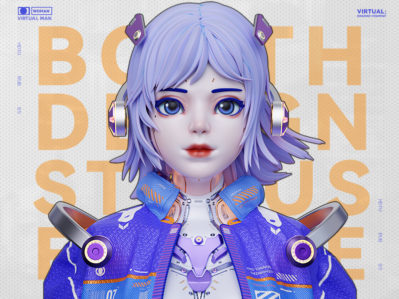 Virtual Humans-虚拟形象设计_香芋头头-站酷ZCOOL