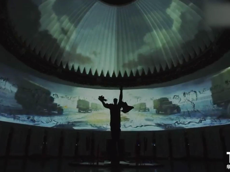 3Dmapping·“胜利之路”穹顶投影秀案例信息_全息影像-站酷ZCOOL