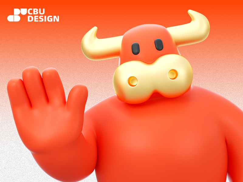 哞——1688IP养成记_U一点设计-站酷ZCOOL