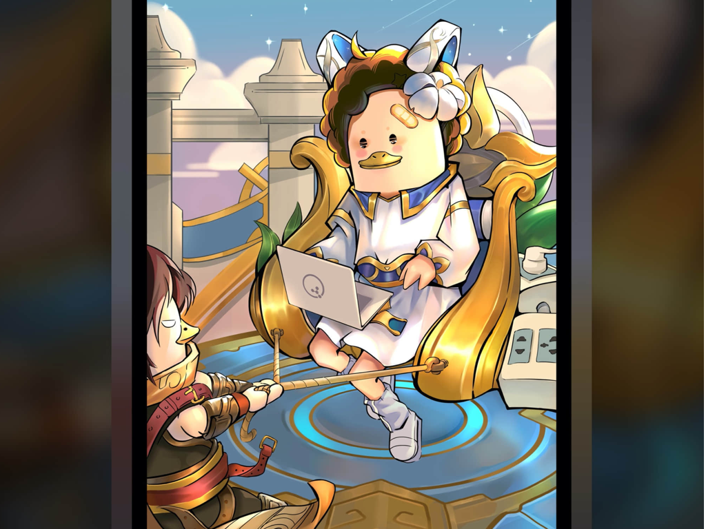 潮小艺系列-电竞鸭_梁赫-站酷ZCOOL