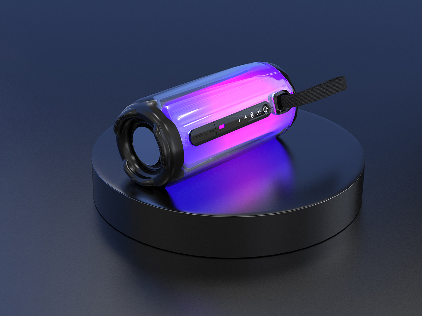 keyshot 渲染发光音响_水煮牛肉Lin-站酷ZCOOL