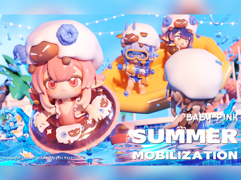 【IP设计】2022 BABY PINK 系列二弹 夏日总动员_SHIER十二碳-站酷ZCOOL