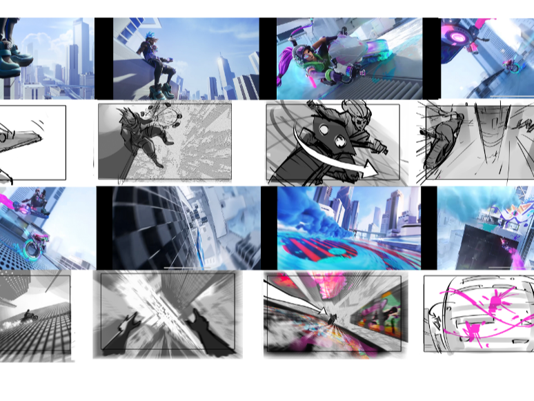 英雄联盟手游分镜_Leon-洋-站酷ZCOOL