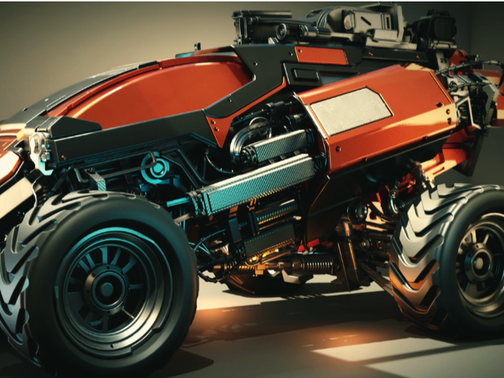 SpaceClaim硬表面建模设计UE5渲染_尼古拉斯特斯拉-站酷ZCOOL