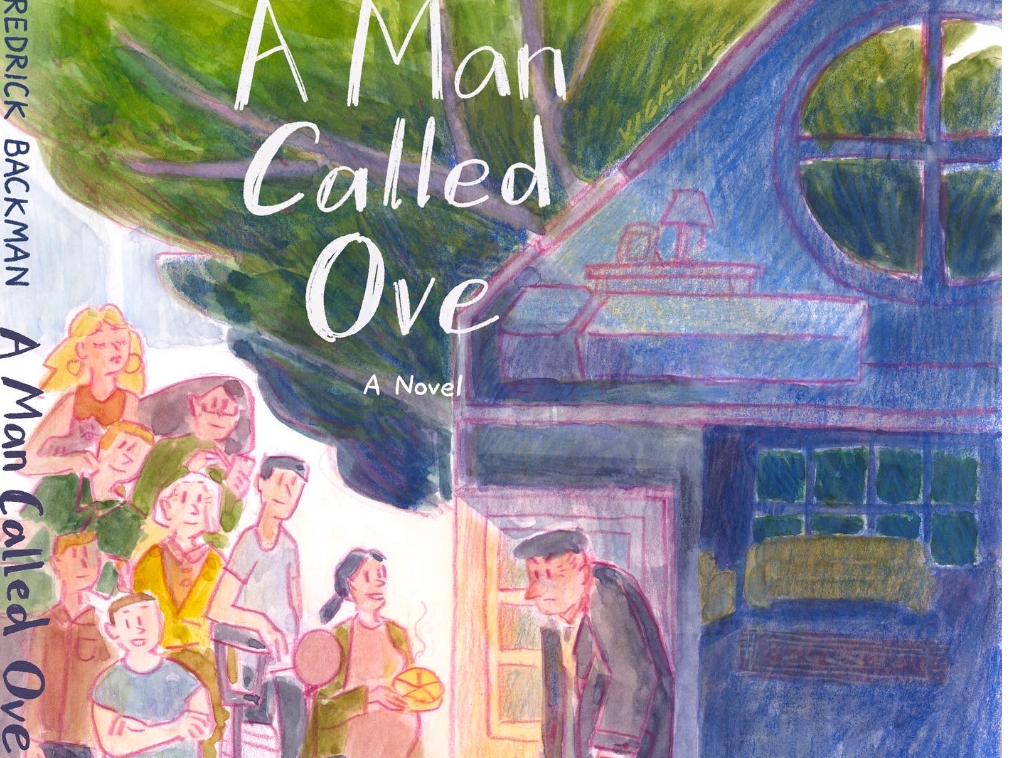 【书籍封面插画】一个叫欧维的男人决定去死｜练习_VICKI大角羊-站酷ZCOOL