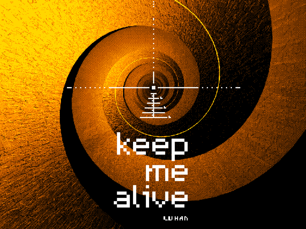 鹿晗全新单曲《Keep Me Alive》封面/预告海报_之南ZN-站酷ZCOOL