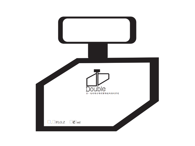 Double品牌香水logo/包装设计_小小Dee-站酷ZCOOL