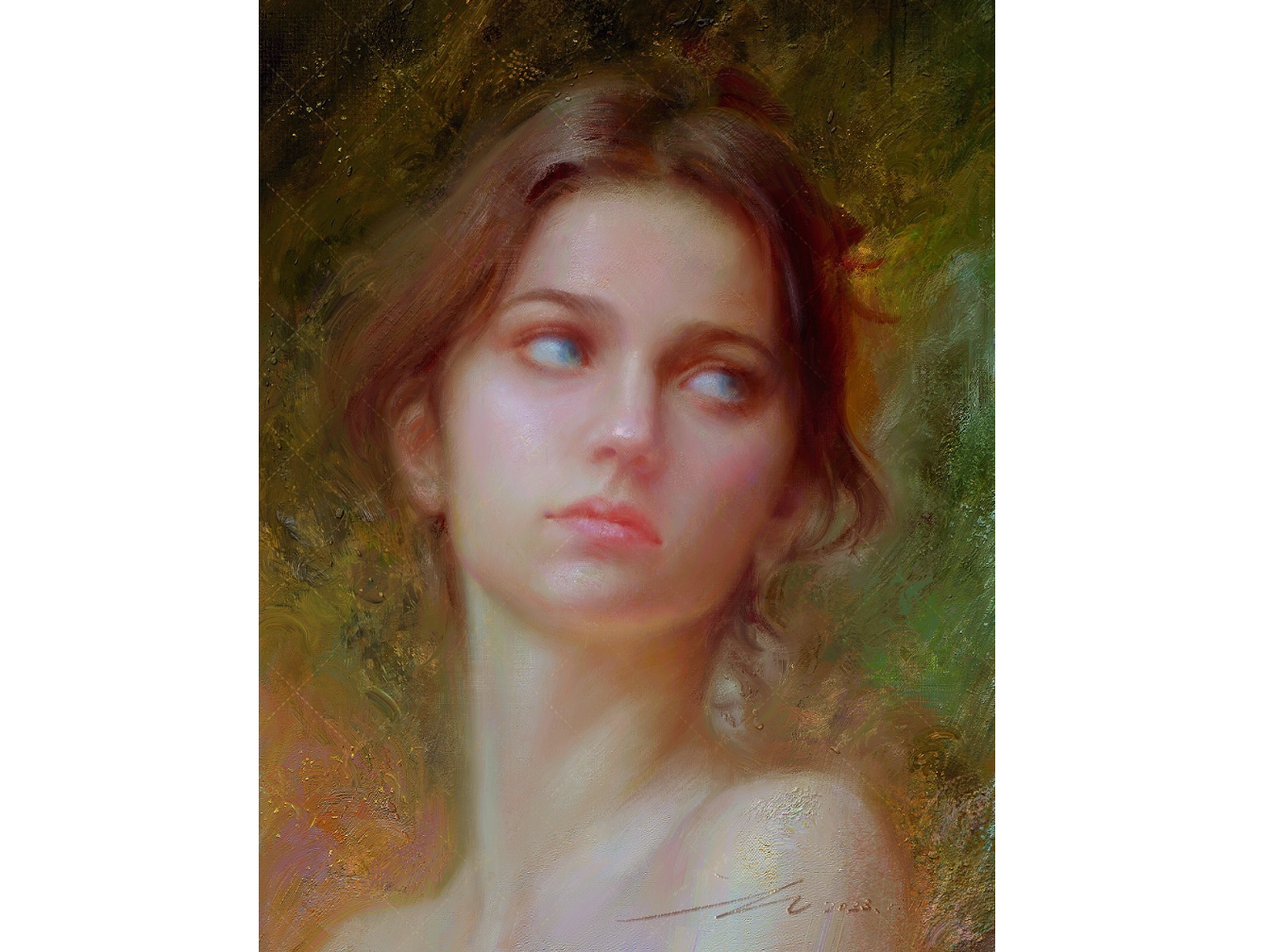 【板绘】像你认识的油画吗？_jl哈皮-站酷ZCOOL