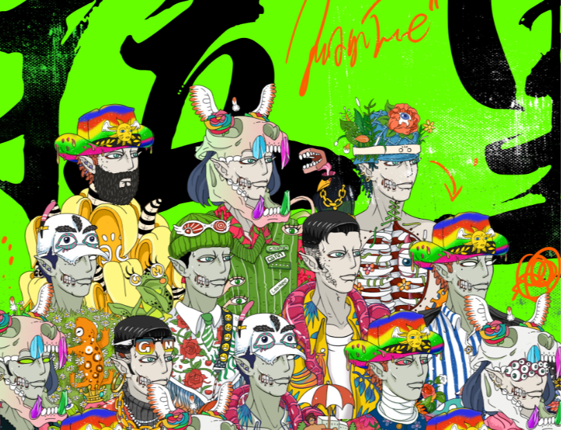 《索拉里的快乐乐园》NFT插画作品集_郭Sean-站酷ZCOOL