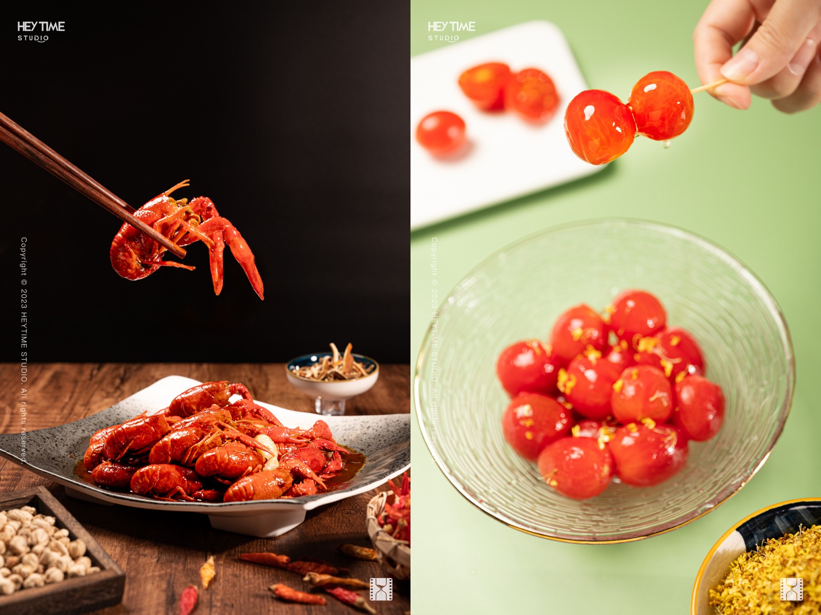 小龙虾/烧烤/饮品/炒菜/美食摄影/湘菜/精酿啤酒/餐饮_HeyTime创意-站酷ZCOOL