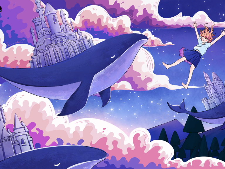 坠入灰鲸的城镇_稀罕LY-站酷ZCOOL