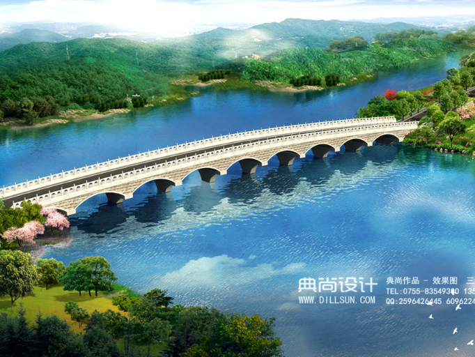 桥梁设计效果图 12_典尚设计三维影像-站酷ZCOOL