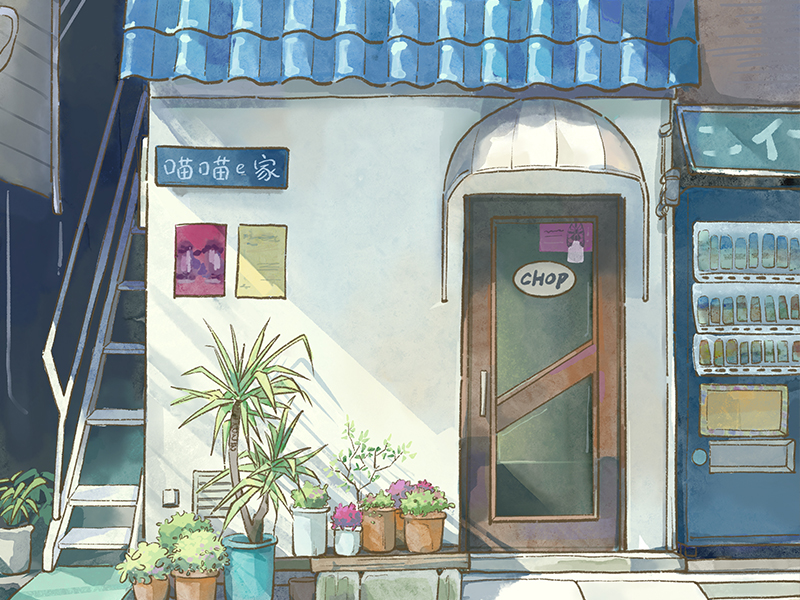 街边小店_萌猫半只-站酷ZCOOL