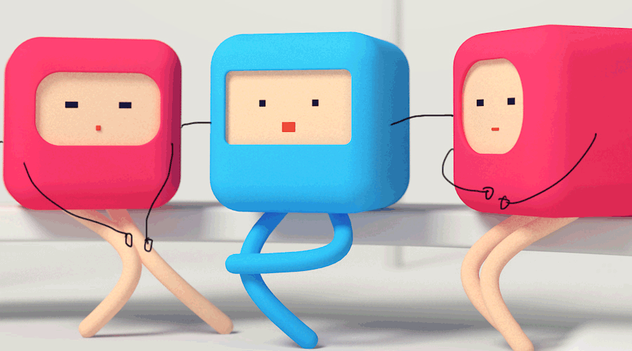 学C4D角色 015 两女一男搞事情_87time-站酷ZCOOL