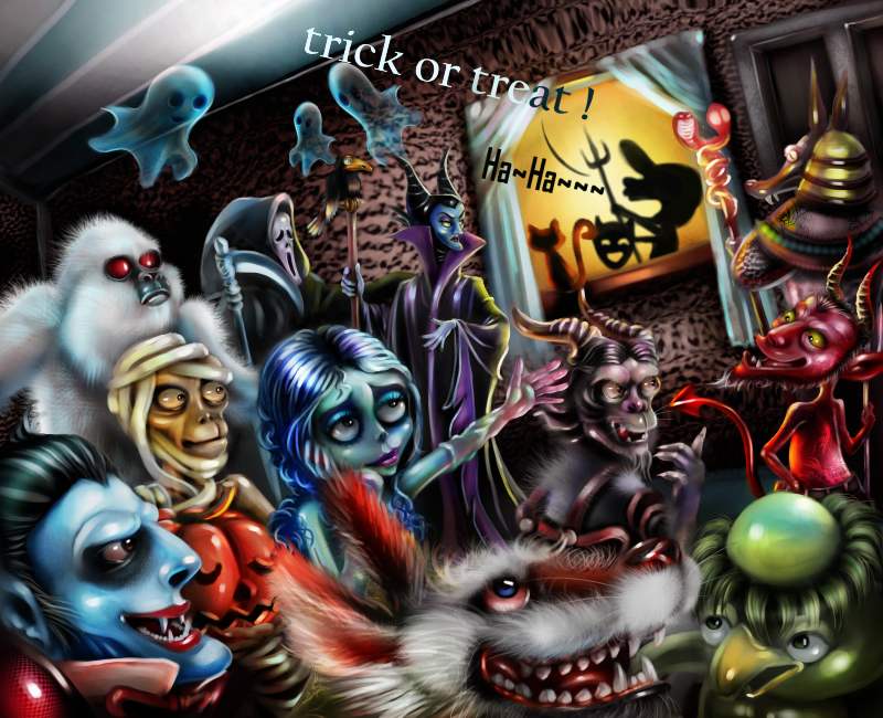 "鬼開趴"繪圖過程_alamx633000-站酷ZCOOL