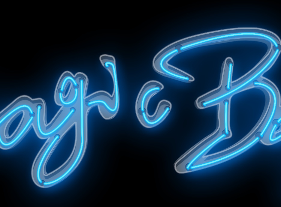 PS很水的教程之制作“霓虹灯”简易动画效果_horsome-站酷ZCOOL