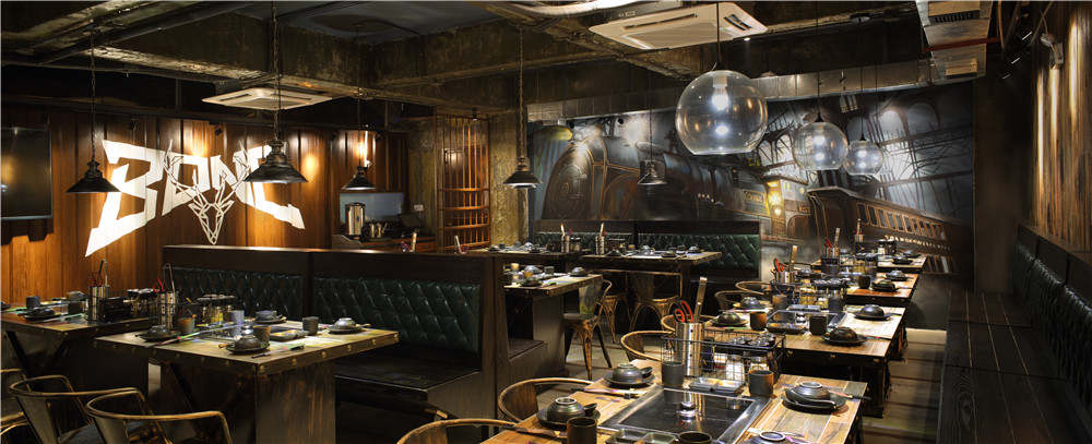 珠海BONE烤场餐饮品牌设计_象外品牌-站酷ZCOOL